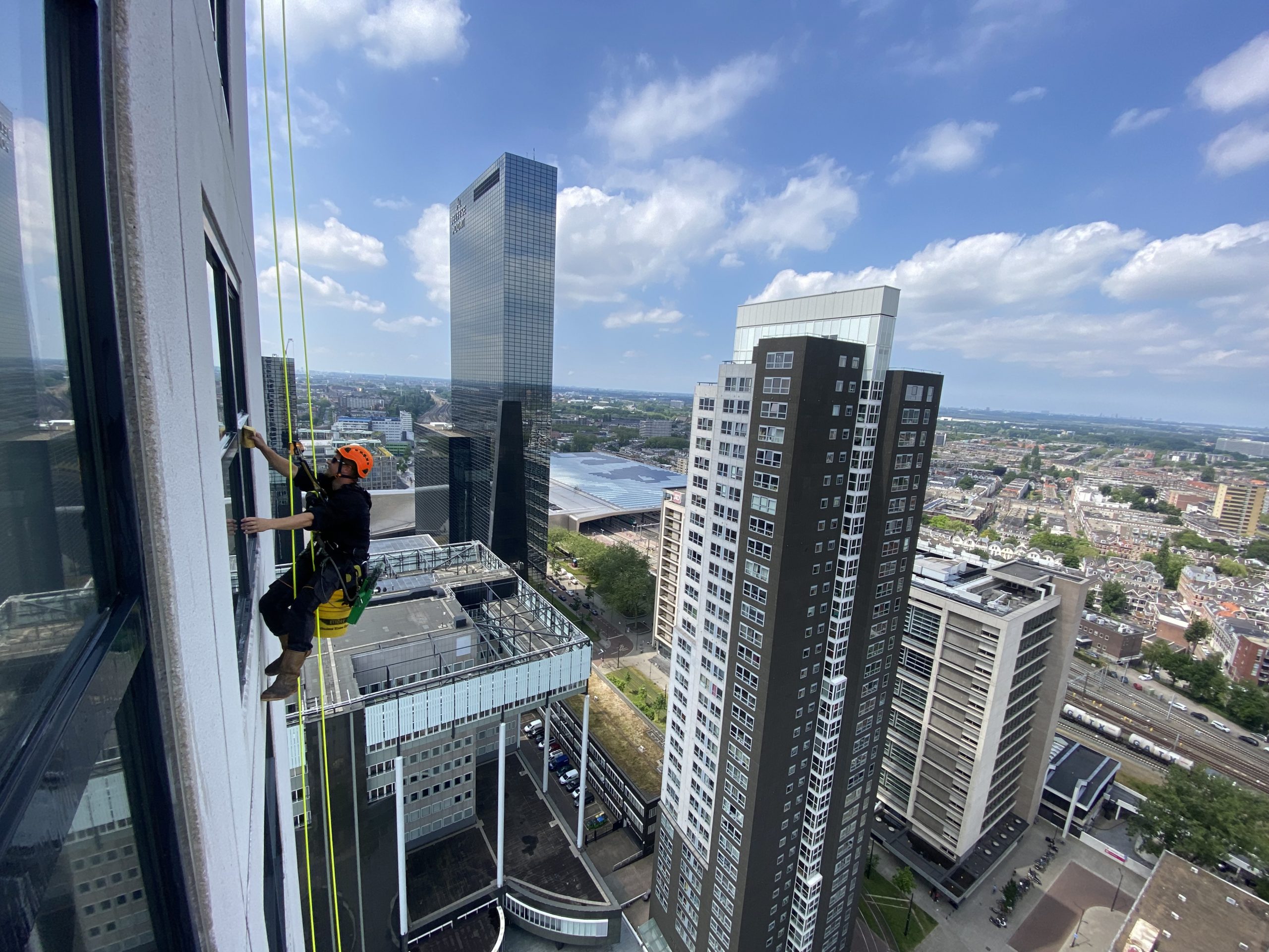 Glazenwassers probleem - Rope Access Plus Rotterdam
